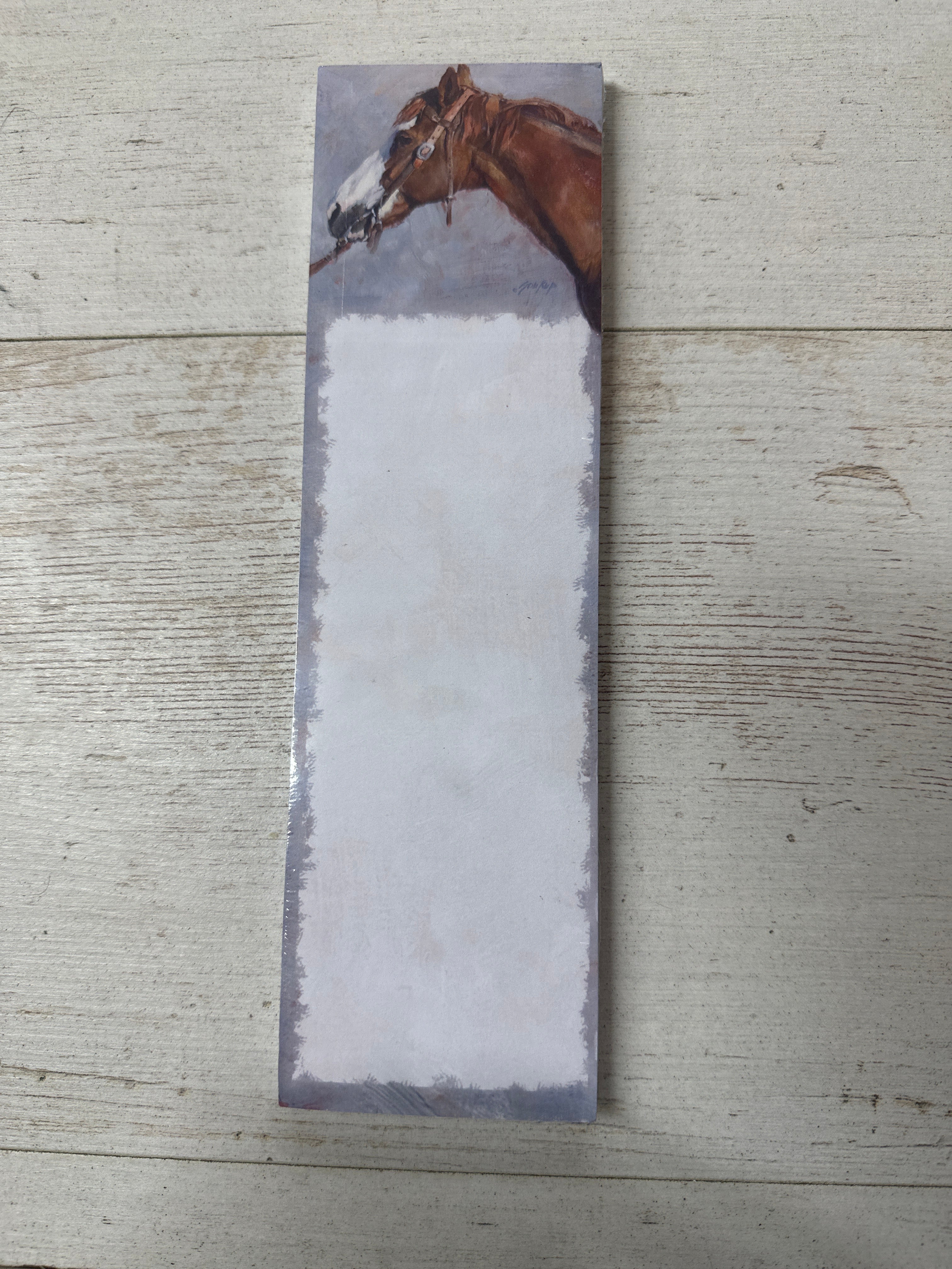 Primitives by Kathy Magnetic note pad Horse – A Bit Less Tack